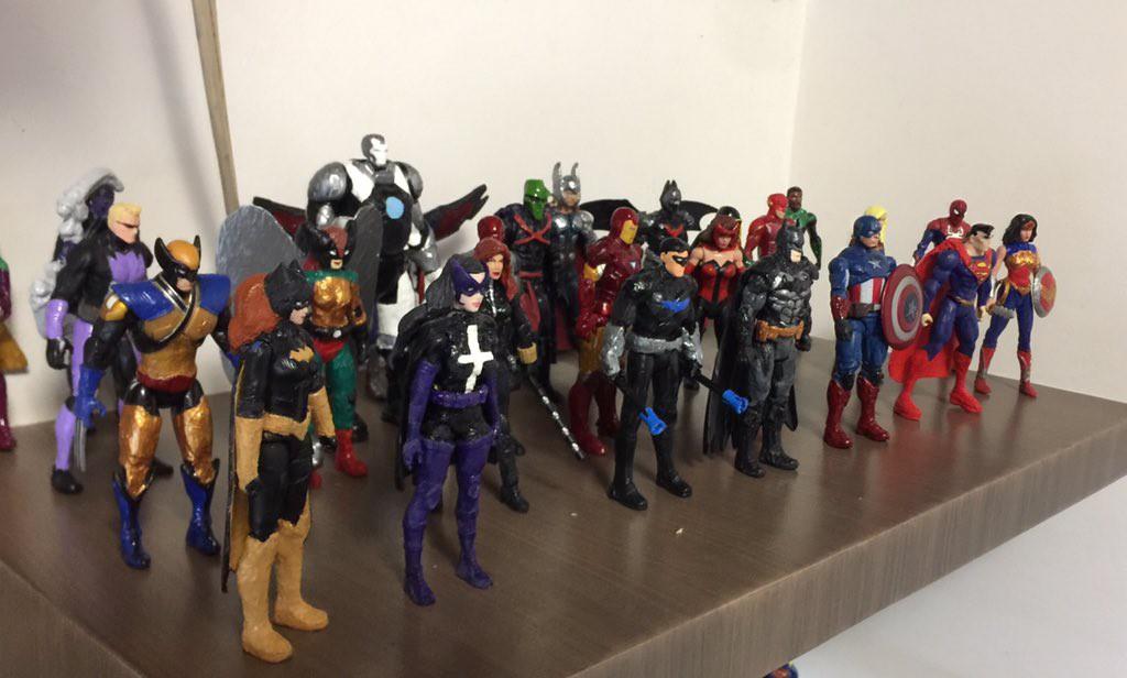 Dc and marvel 3.75 custom figures, Hobbies & Toys, Toys & Games on ...