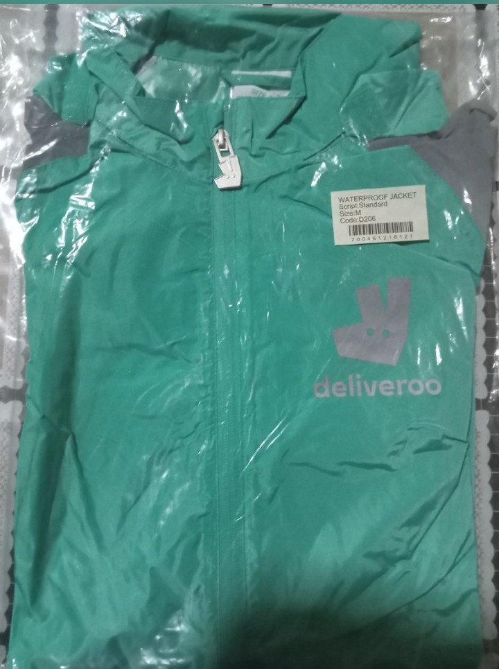 Deliveroo waterproof jacket, Men's Fashion, Coats, Jackets and ...