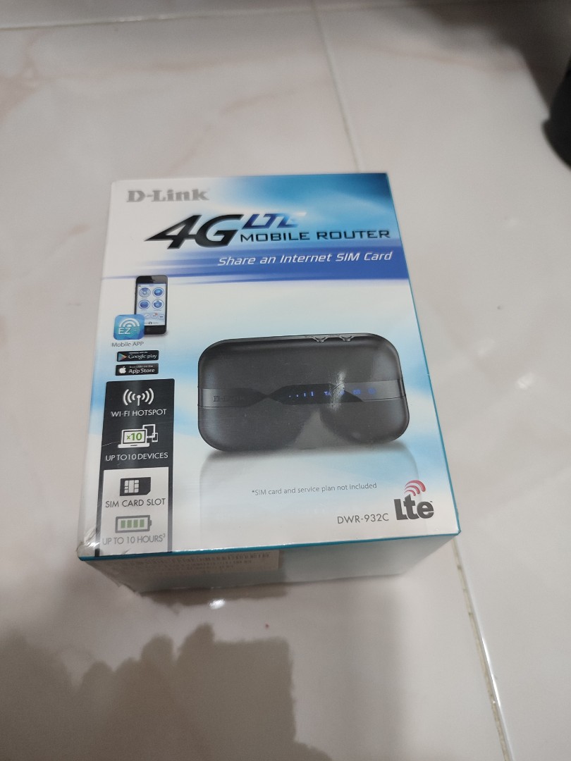 D-Link 4G LTE Mobile Router DWR-932C BRAND NEW SEALED IN BOX MiFi Portable Hotspot, Computers ...