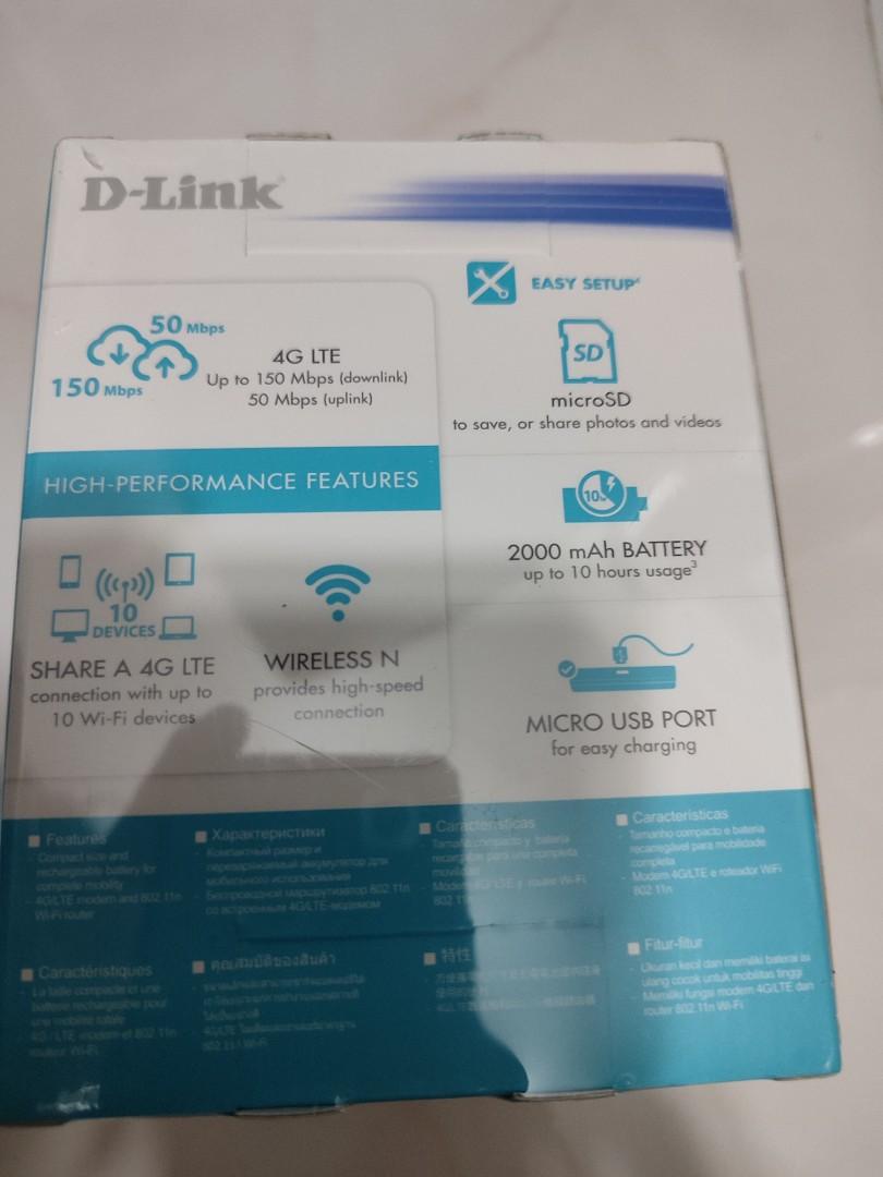 D-Link 4G LTE Mobile Router DWR-932C BRAND NEW SEALED IN BOX MiFi ...