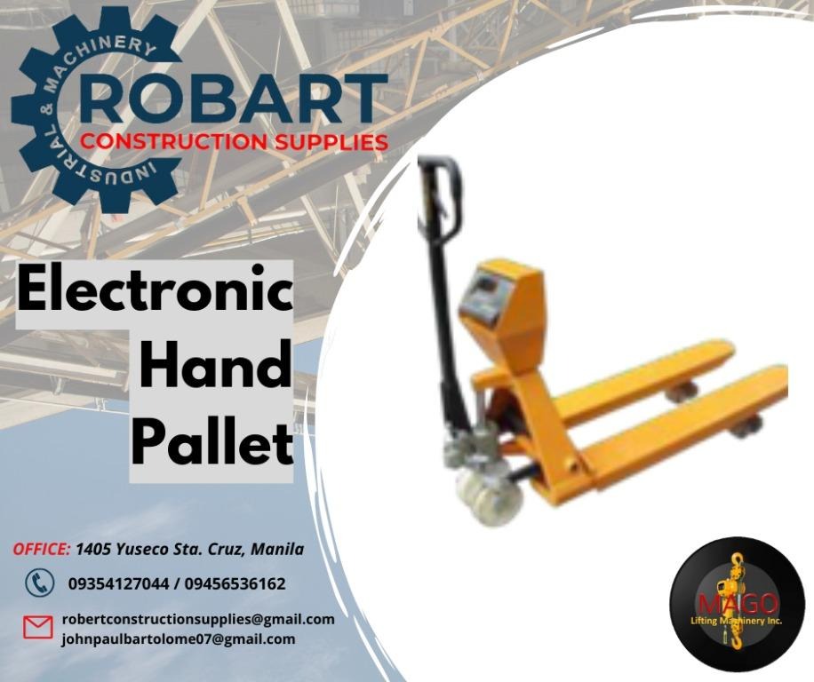 Electronic Hand Pallet, Commercial & Industrial, Construction Tools ...