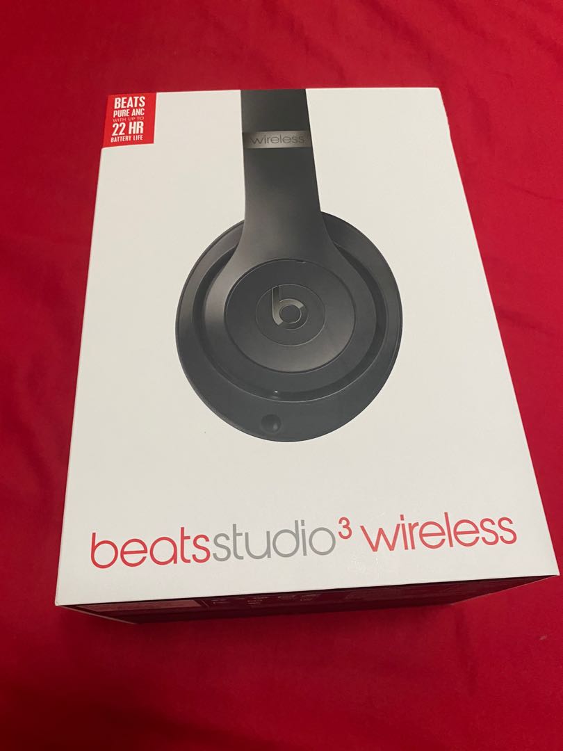 EMPTY Beats Studio 3 Wireless Box, Audio, Headphones & Headsets on ...