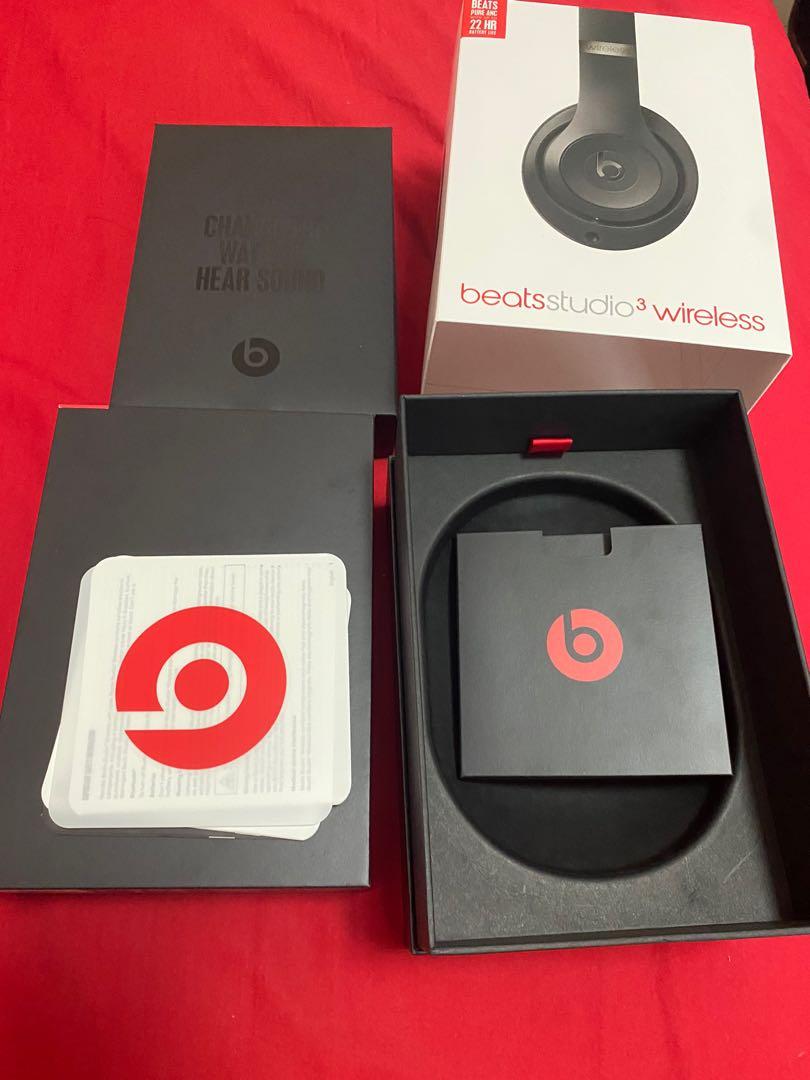 EMPTY Beats Studio 3 Wireless Box, Audio, Headphones & Headsets on ...