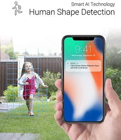 EZVIZ Outdoor Security Camera Color Night Vision, 1080P AI-Powered ...