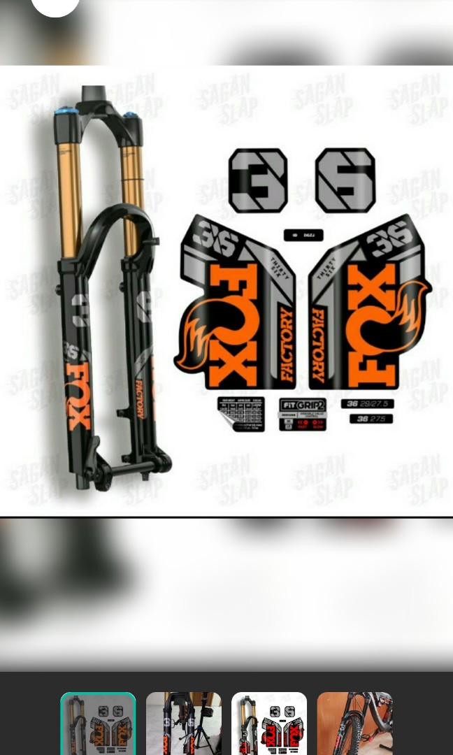 Fox 36 Enduro decals, Sports Equipment, Bicycles & Parts, Parts ...