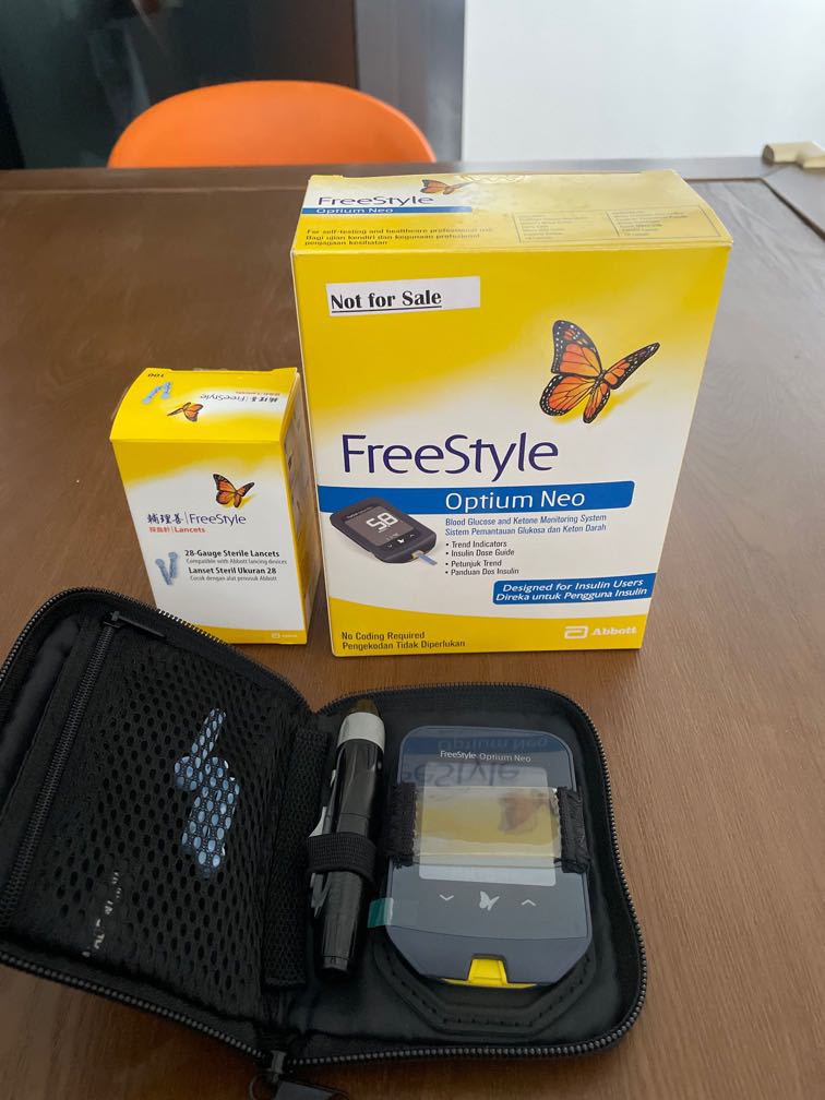 FreeStyle Optium Neo blood glucose and ketone monitoring system, Health ...
