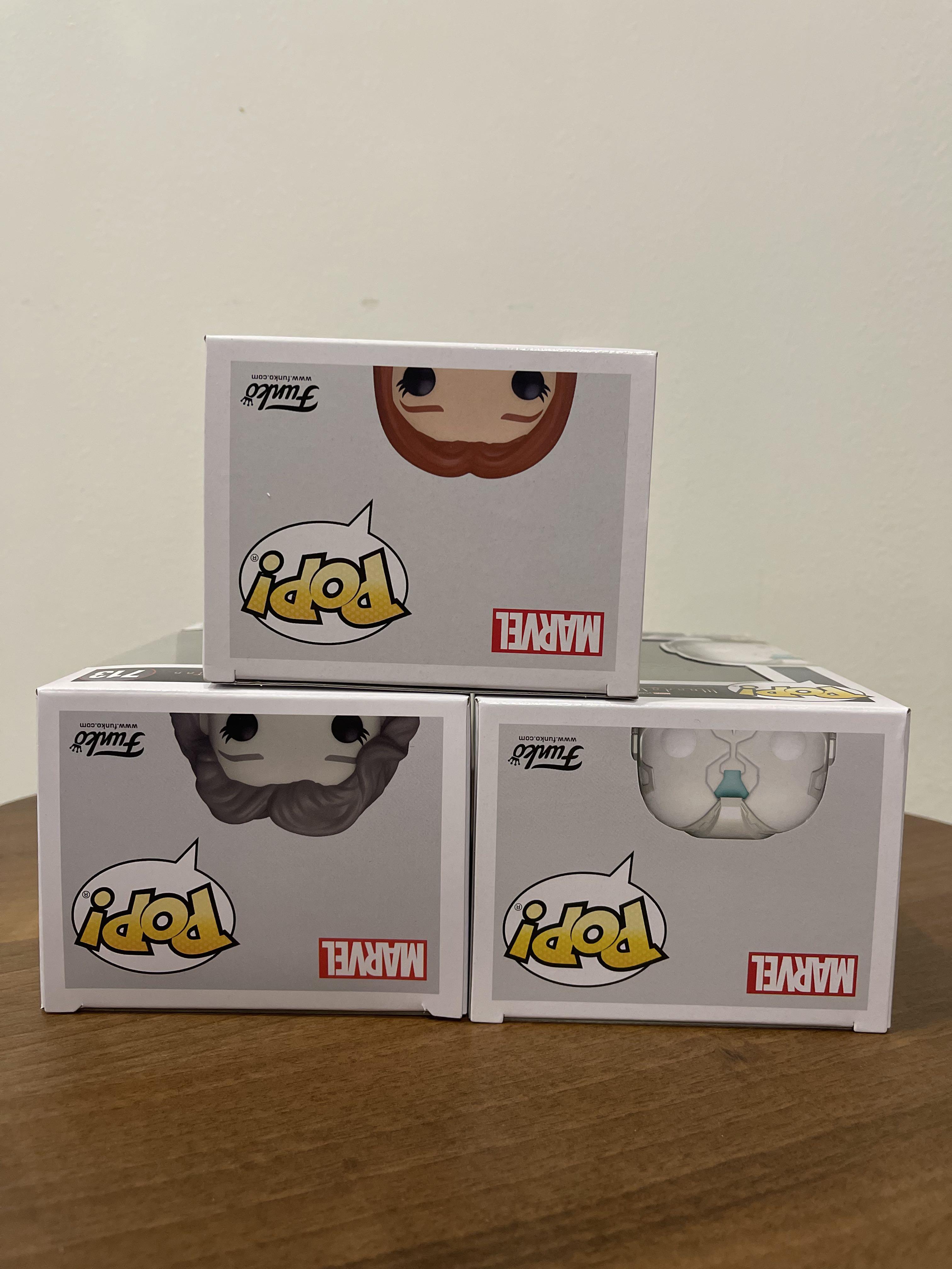 Funko Pop Marvel: Wanda 50s, Wanda 70s Scarlet Witch and The Vision ...