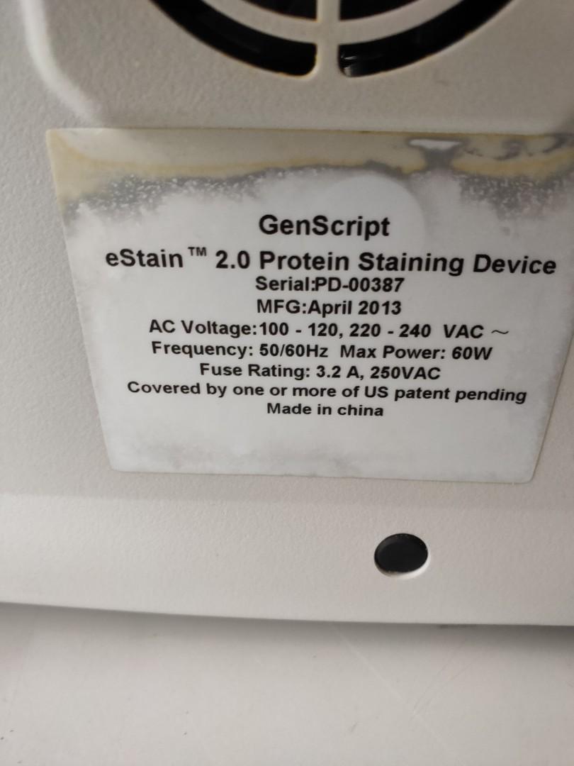 GenScript eStain 2.0 Protein Staining Device for sale @ $200 each (AAR ...