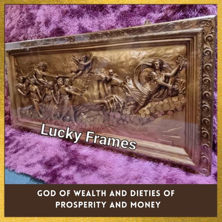 God of Wealth and Deities of Prosperity & Money Wall Frame, Furniture ...