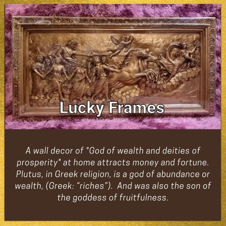 God of Wealth and Deities of Prosperity & Money Wall Frame, Furniture ...