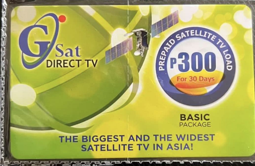 Gsat Direct TV 300 Prepaid TV Load, Announcements on Carousell