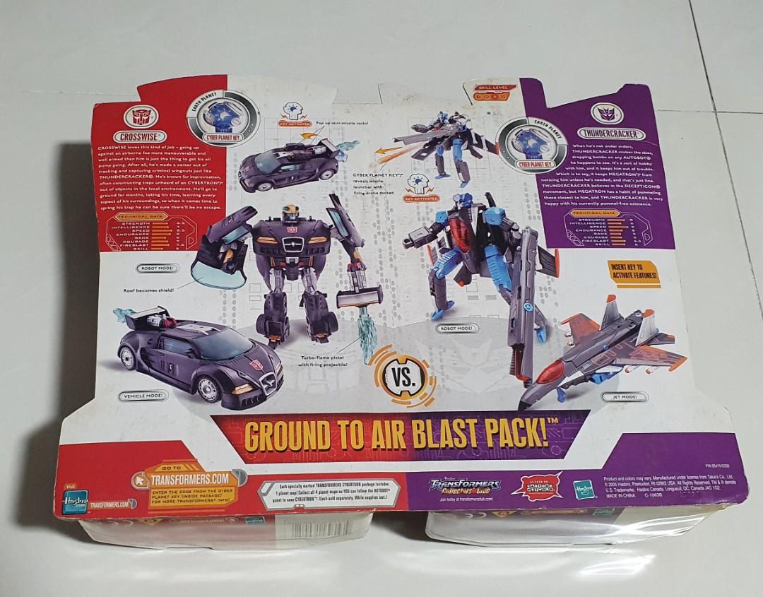 Transformers CYBERTRON GROUND TO AIR BLAST PACK ( Thundercracker ...