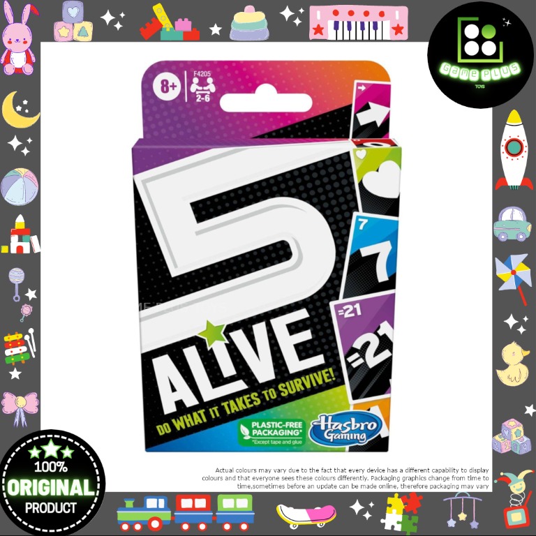 Hasbro Five Alive Card Game (5 Alive), Hobbies & Toys, Toys & Games on ...