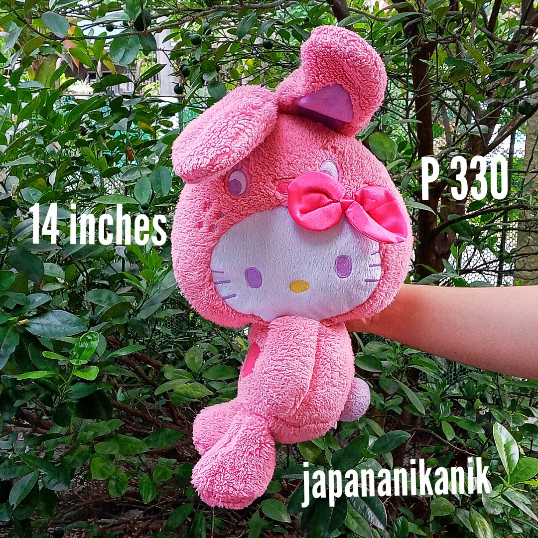 Hello Kitty Colorful Bunny Stuffed Toy, Hobbies & Toys, Toys & Games on ...