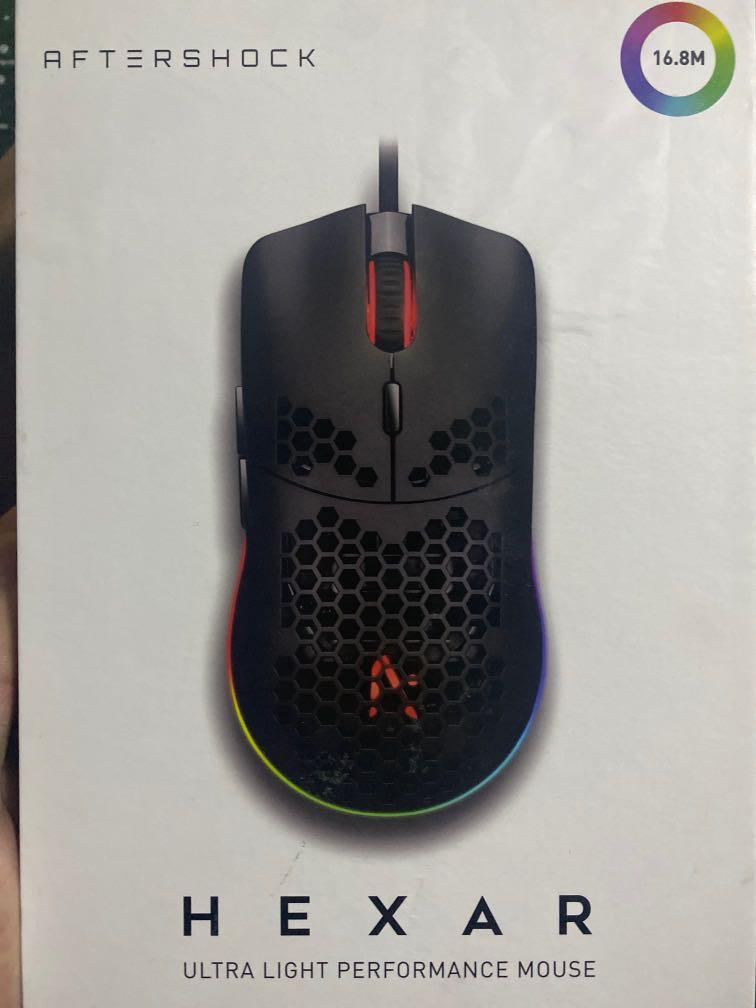 Hexar Aftershock Mouse RGB Gaming Mouse, Computers & Tech, Parts ...