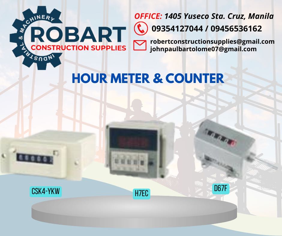 Hour meter & Counter, Commercial & Industrial, Construction Tools ...