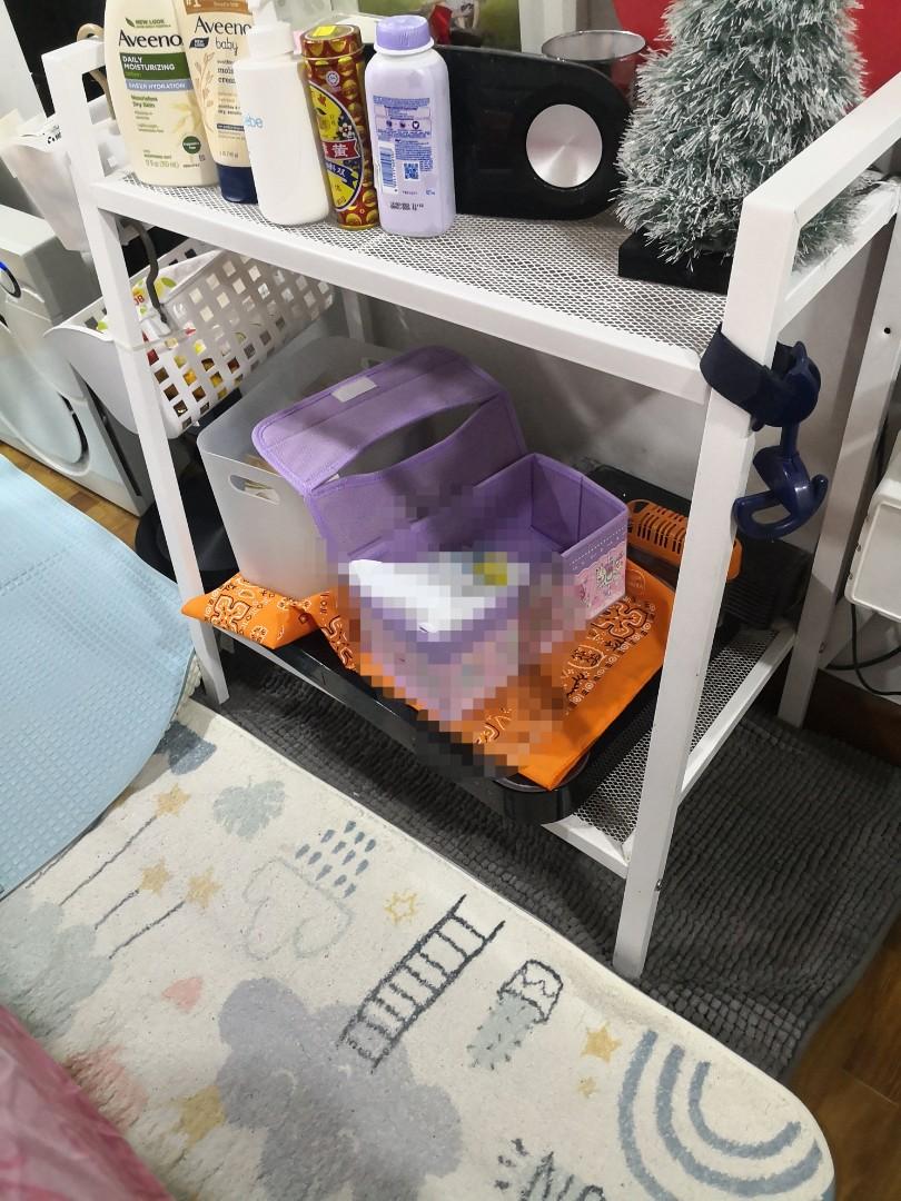 IKEA two tiered metal racks, Furniture & Home Living, Furniture ...