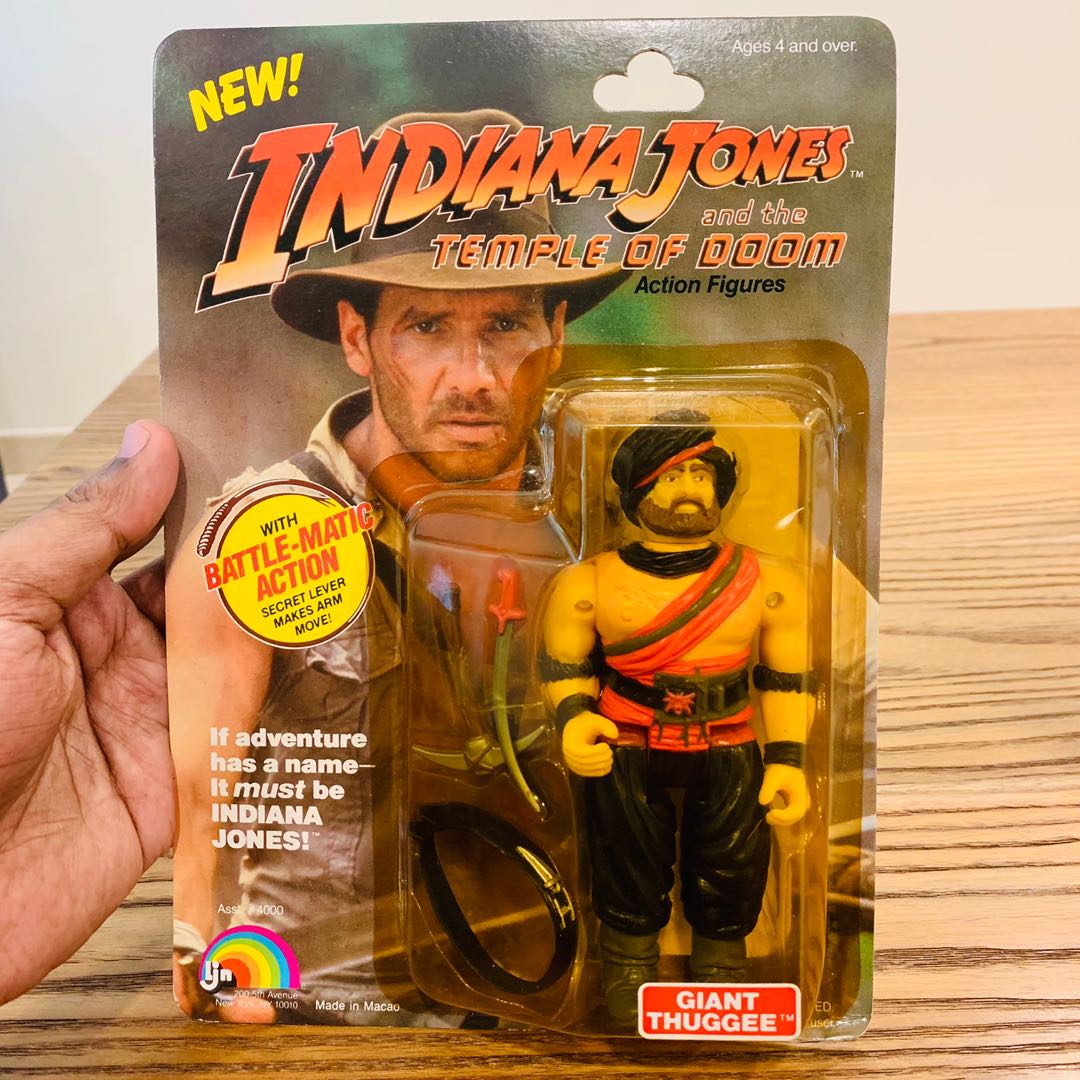 Indiana Jones and the Temple of Doom Giant Thuggee Action Figure 1984 ...