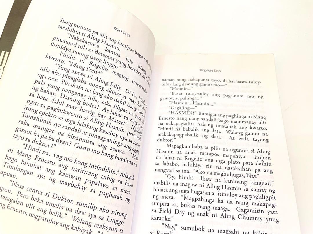 Kapitan Sino by Bob Ong, Hobbies & Toys, Books & Magazines, Fiction ...