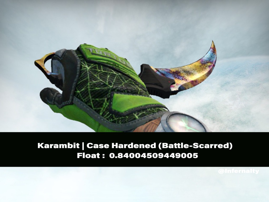 Karambit Case Hardened BS CSGO SKINS KNIVES, Video Gaming, Gaming ...
