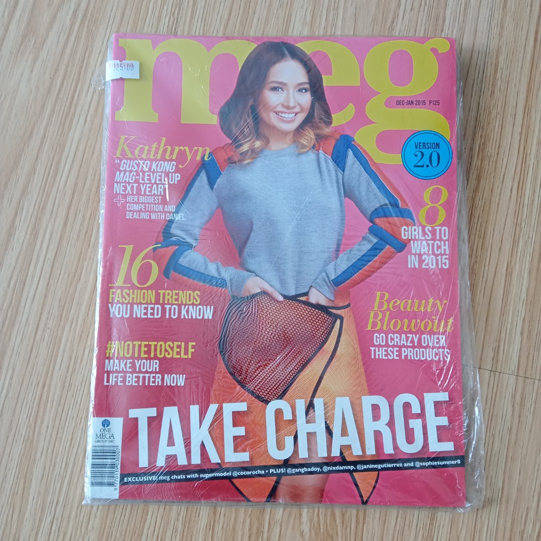 Kathryn Bernardo - Meg Magazine - December- January 2015, Hobbies ...