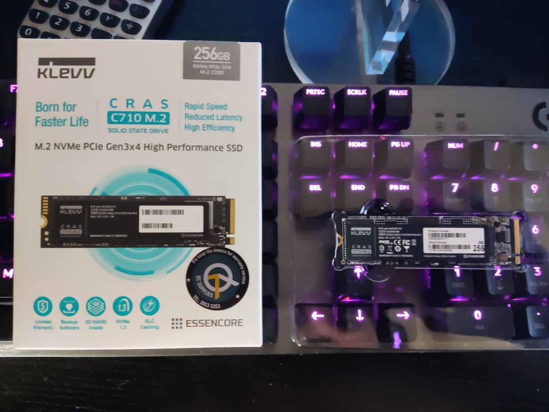 Klevv 256GB CRAS C710 M.2 NVMe SSD, 電腦＆科技, 電腦周邊及配件, 硬碟及儲存器 - Carousell