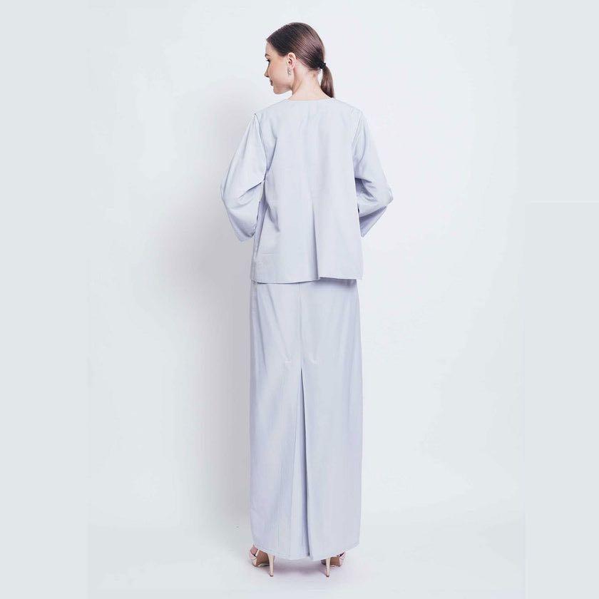 Larney Raya Kurung, Women's Fashion, Muslimah Fashion, Baju Kurung ...