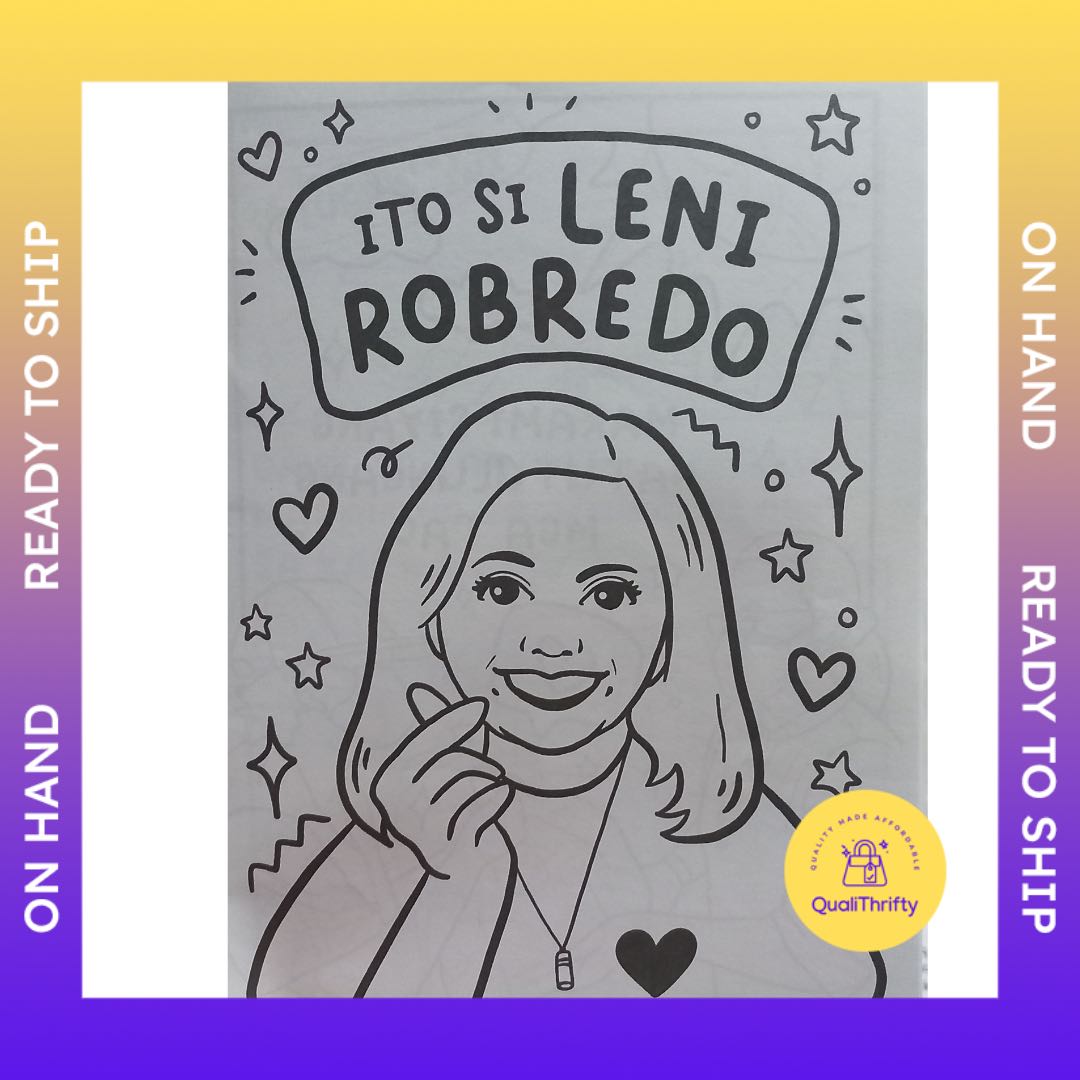 Leni Kiko Coloring Booklet (25 or 50 pcs), Community on Carousell
