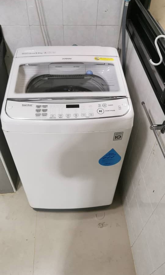 LG smart drum 9kg washing machine, TV & Home Appliances, Washing ...