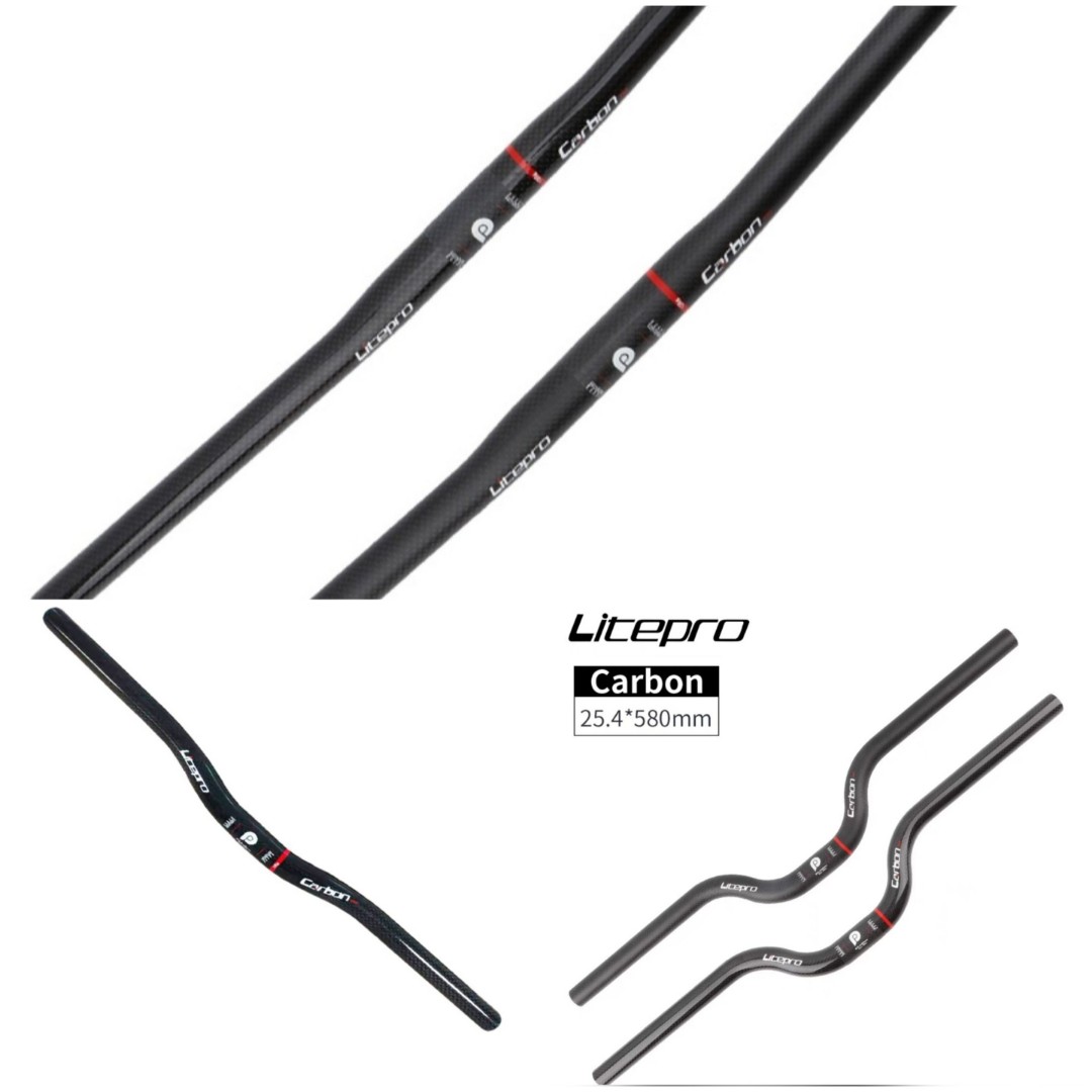 Litepro Handlebar ( Carbon Fiber ), Sports Equipment, Bicycles & Parts ...