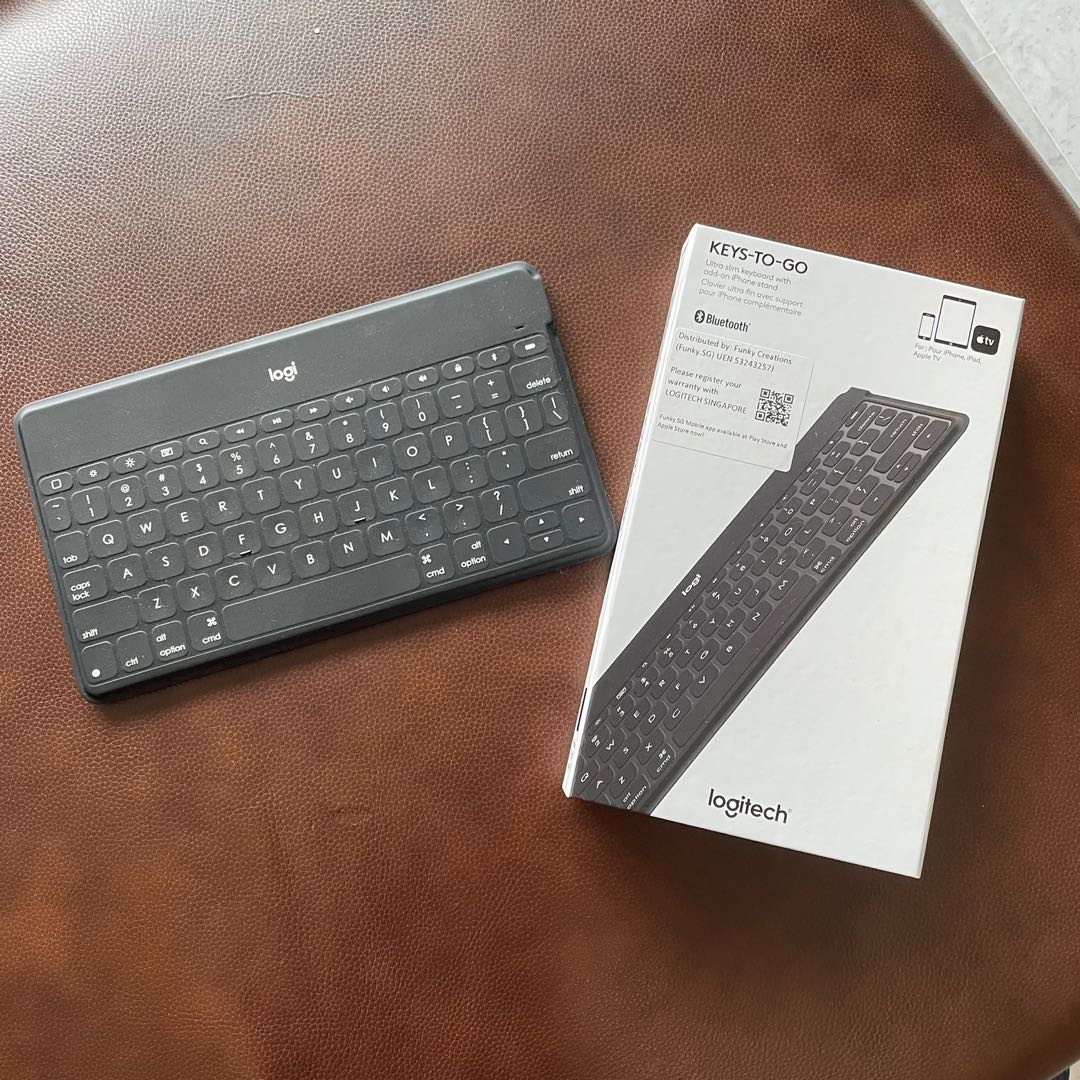 Logitech keys to go keyboard, Computers & Tech, Parts & Accessories ...