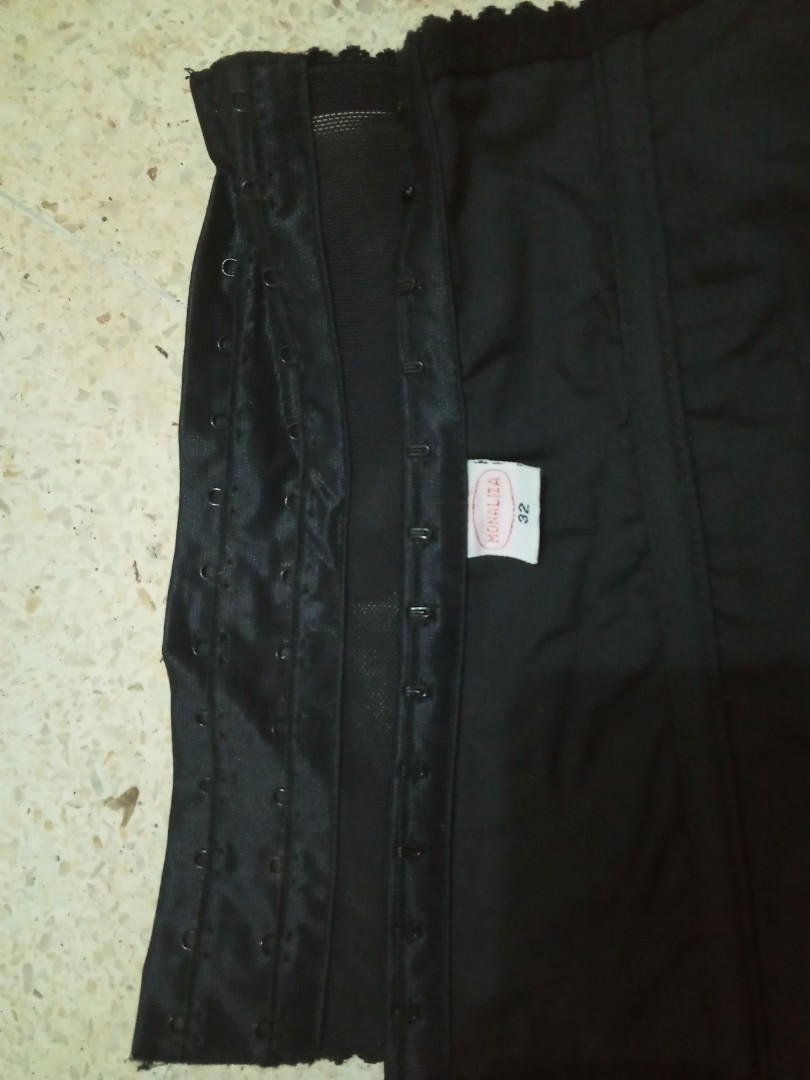 2 stage/Long torso/korset kebaya warna hitam merek monaliza ukuran 32 ...