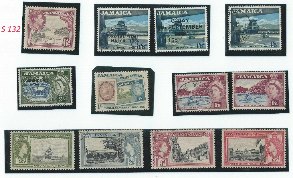 Lot of Mixed Used World Stamps Fine Postmarks -QE II CAPE OF GOOD HOPE ...