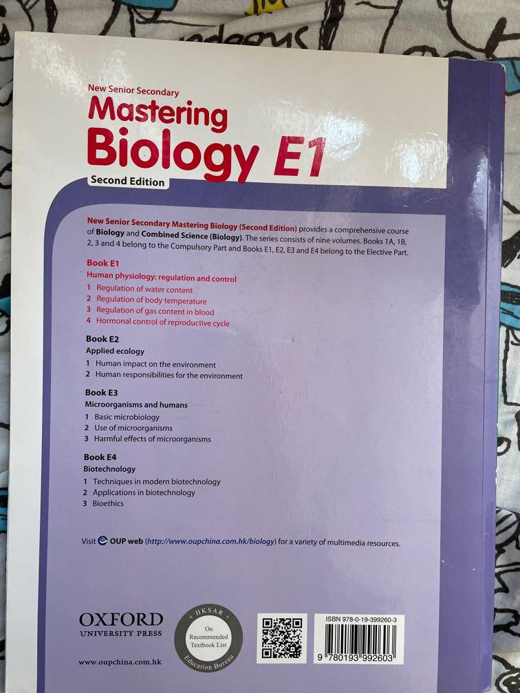 Mastering Biology E1, 興趣及遊戲, 書本 & 文具, 教科書 - Carousell