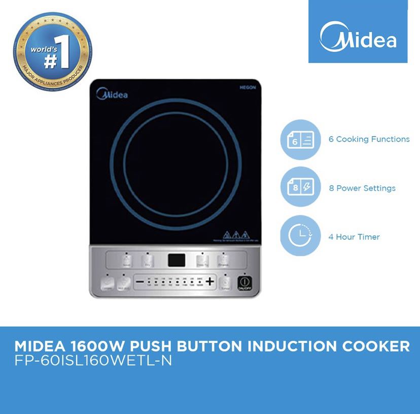 Midea Induction Stove, Furniture & Home Living, Kitchenware & Tableware ...