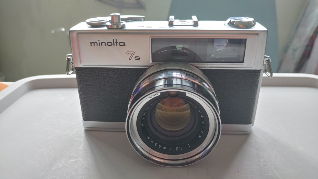 Minolta 7S film camera, Photography, Cameras on Carousell