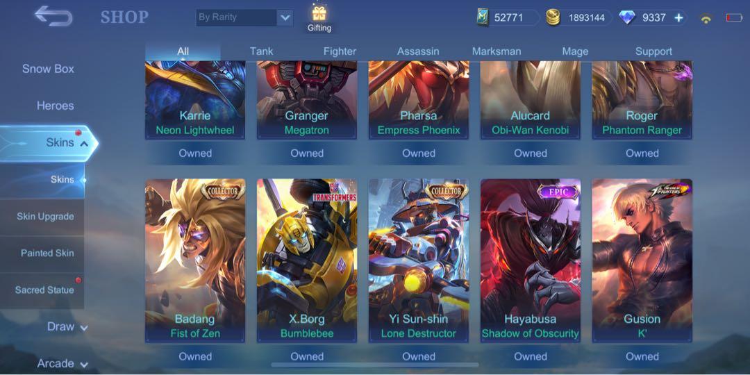 MODERATOR STACKED ACCOUNT MOBILE LEGENDS !! MOD TOURNAMENT FROM MLBB ...