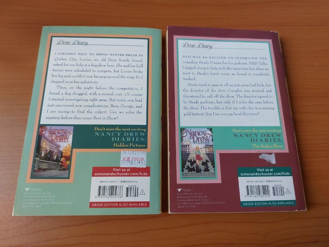 Nancy Drew Diaries - The Stolen Show / Famous Mistakes, Hobbies & Toys ...