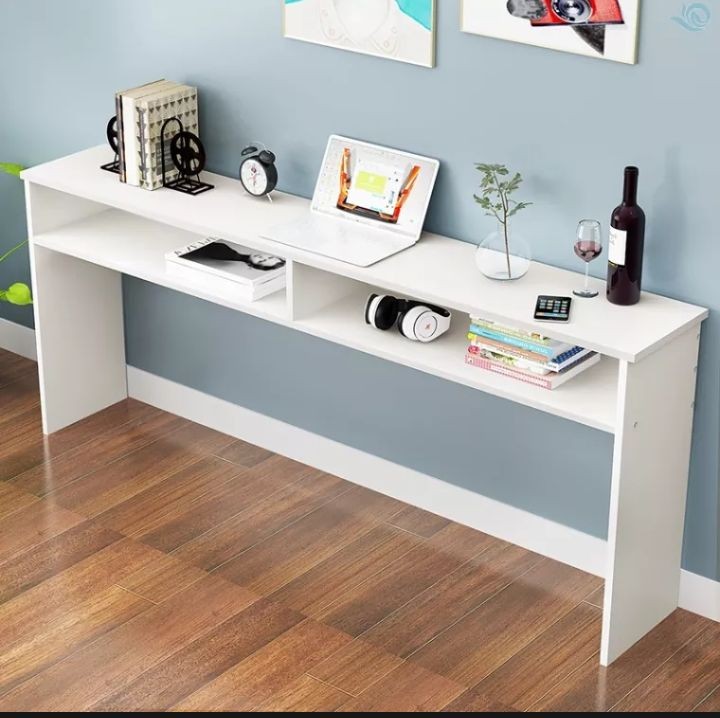 Narrow study table, Furniture & Home Living, Furniture, Tables & Sets ...