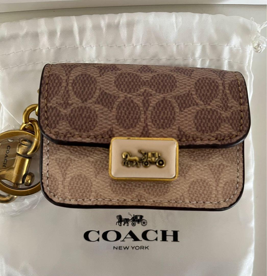 Coach mini tabby pouch keychain, Women's Fashion, Bags & Wallets ...