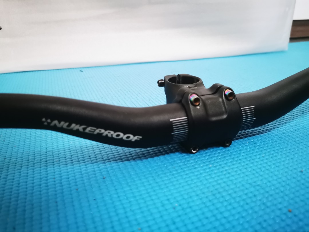 Nukeproof Handlebar with stem, Sports Equipment, Bicycles & Parts ...