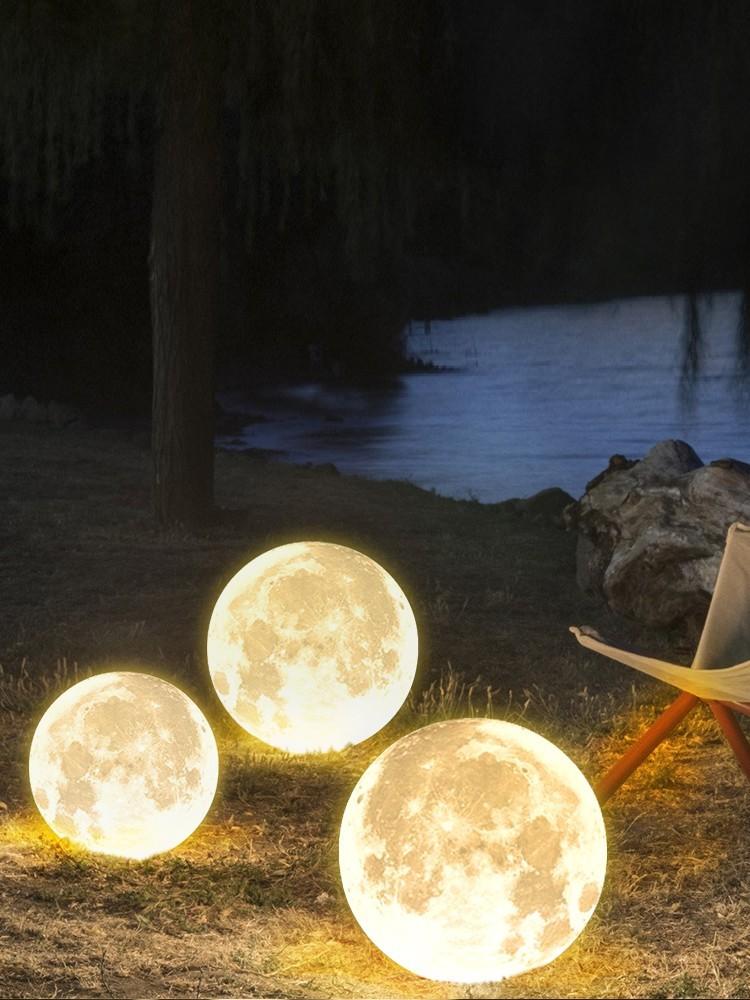 outdoor moon shape light, Furniture & Home Living, Lighting & Fans ...