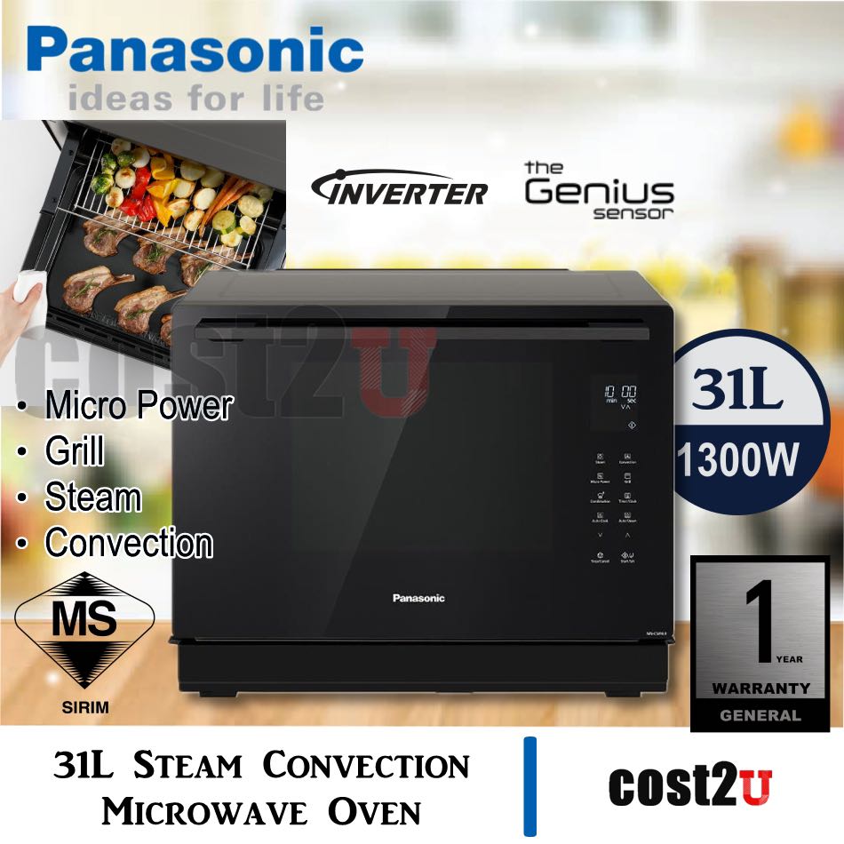 Panasonic 4-in-1 Combination Steam Oven, TV & Home Appliances, Kitchen ...