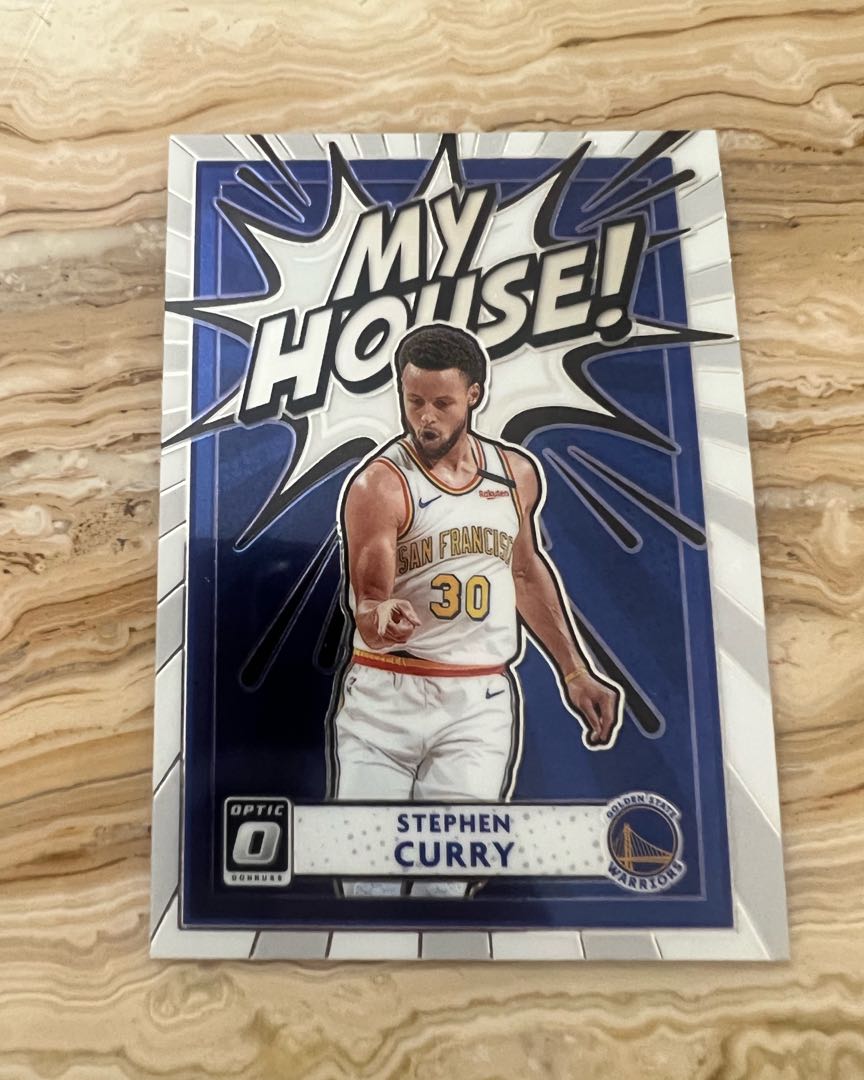 Panini Nba Optic My House Stephen Curry Card, 興趣及遊戲, 收藏品及紀念品, 郵票及印刷品 ...