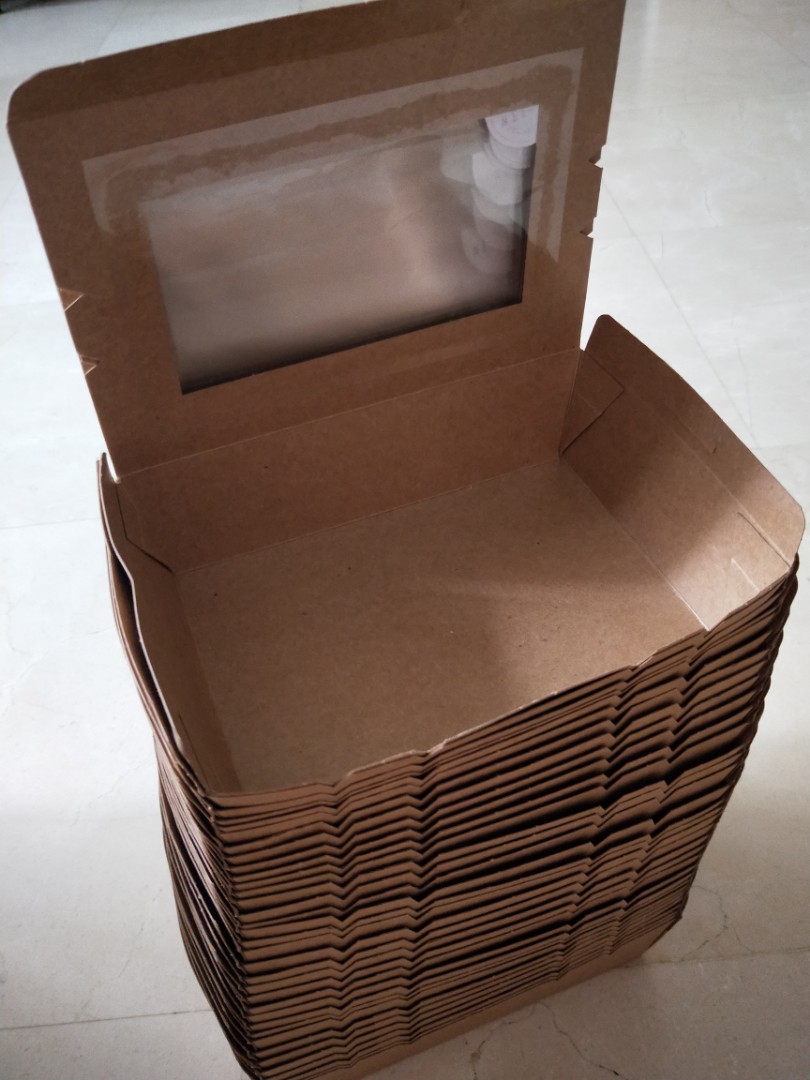 Paper boxes with windows, Hobbies & Toys, Stationery & Craft, Craft ...