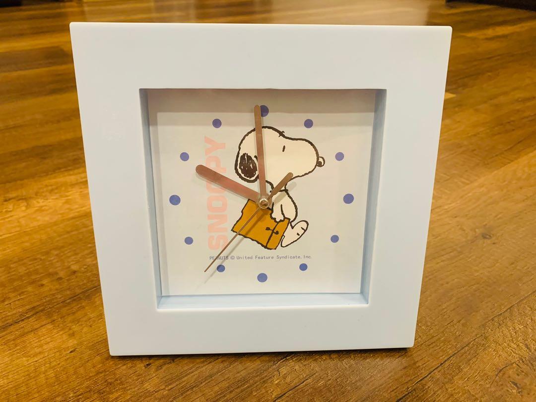 Peanuts Snoopy Clock, Furniture & Home Living, Home Decor, Clocks on ...