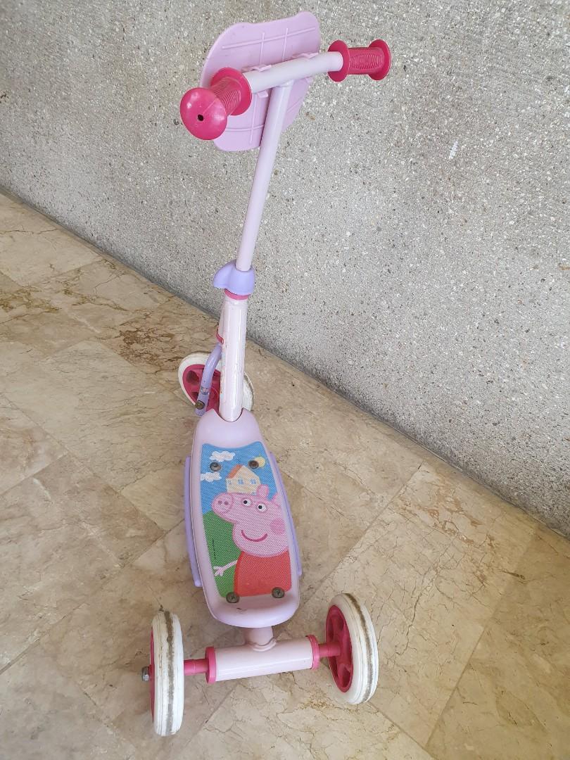 Peppa pig scooter, Babies & Kids, Babies & Kids Fashion on Carousell