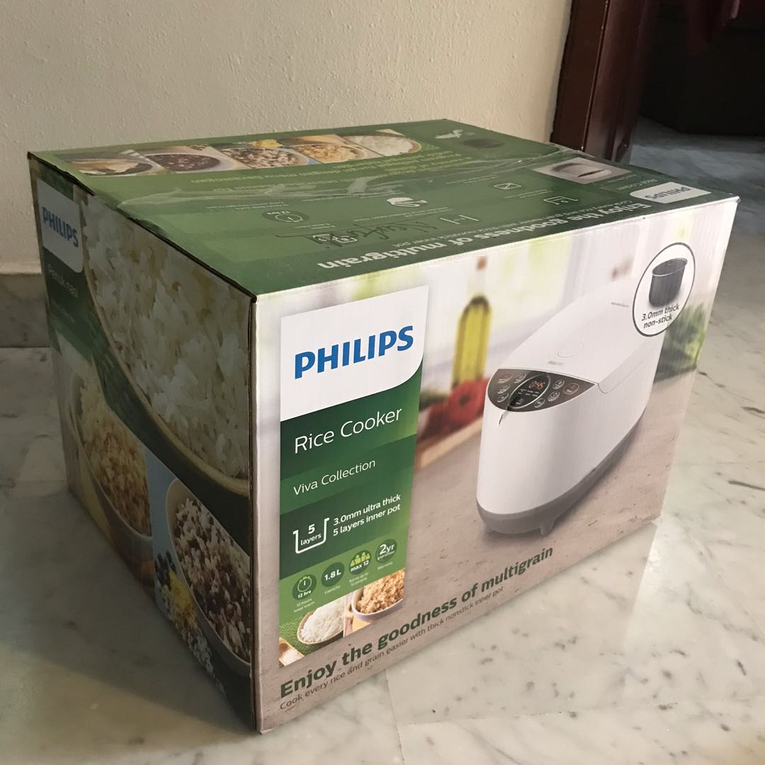 Philips Rice Cooker - HD4515 Viva Collection, TV & Home Appliances ...