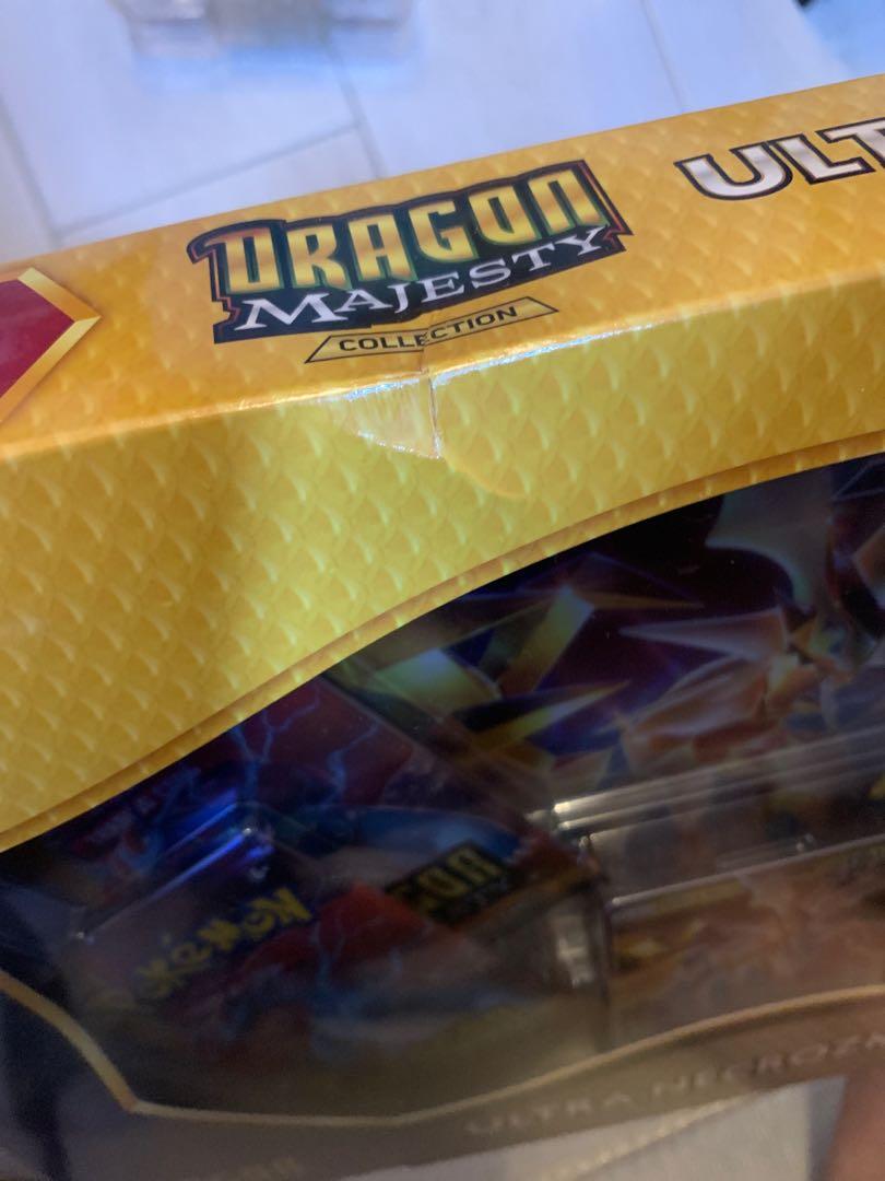 Pokemon TCG Dragon Majesty Ultra Necrozma GX Collection Box, Hobbies ...