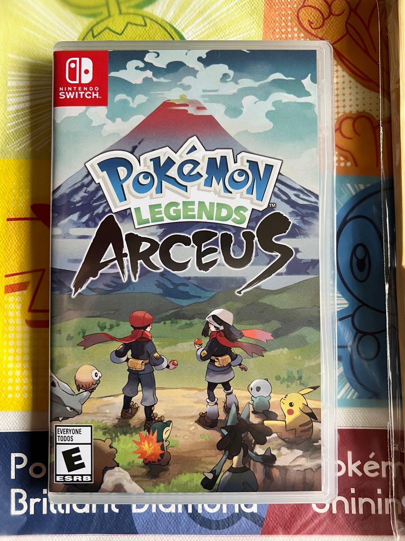 Nintendo Switch Pokemon legends Arceus + fan and tote bag, Video Gaming ...